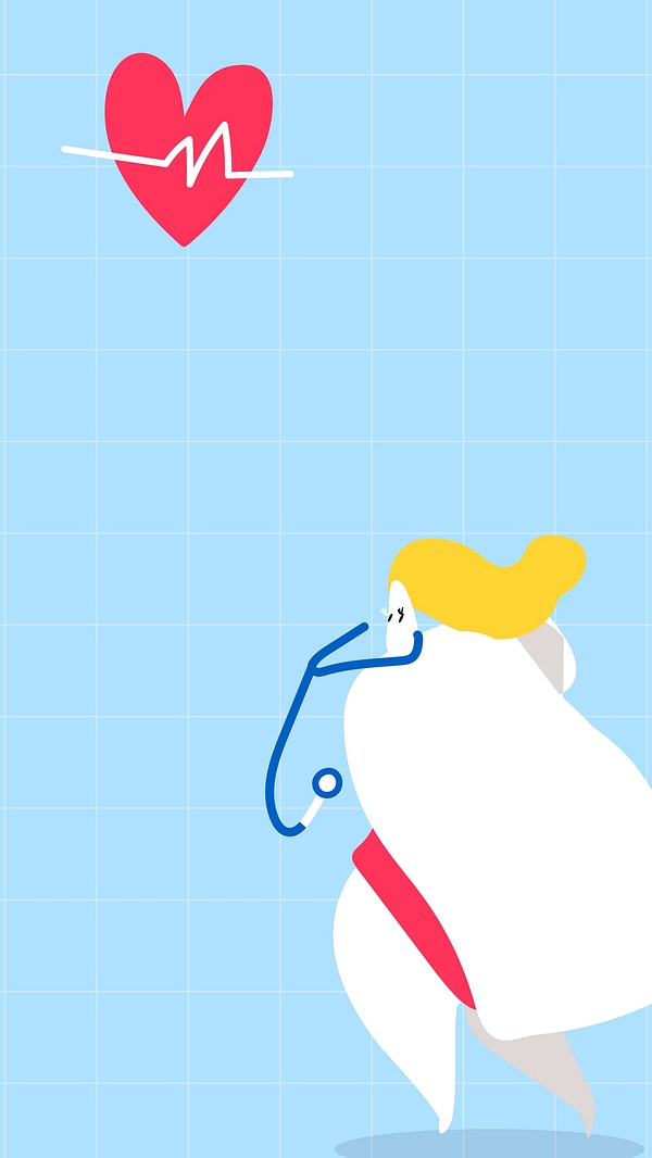 Doctor and hospital themed phone | Premium Vector - rawpixel