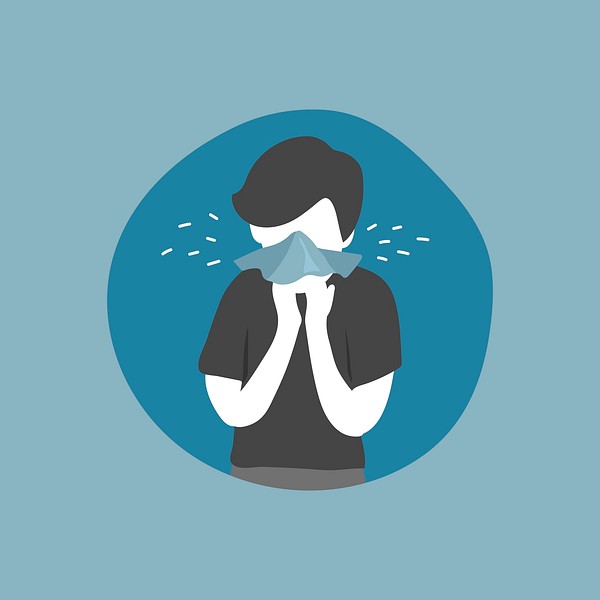 Man infected with covid 19 | Free Vector Illustration - rawpixel