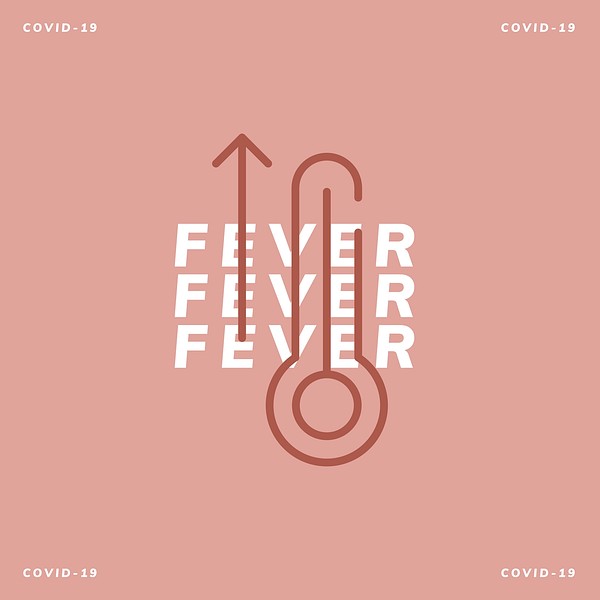High fever social template vector | Free Vector Template - rawpixel