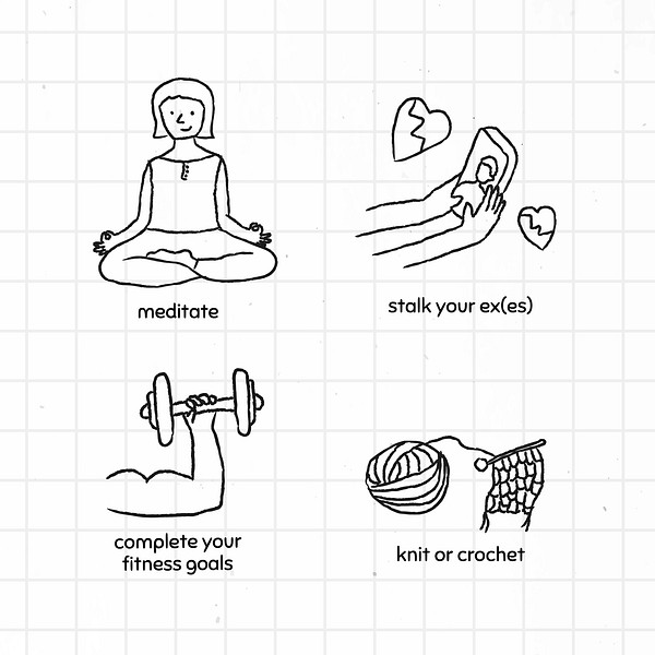 Stuck home do list vector | Premium Vector - rawpixel