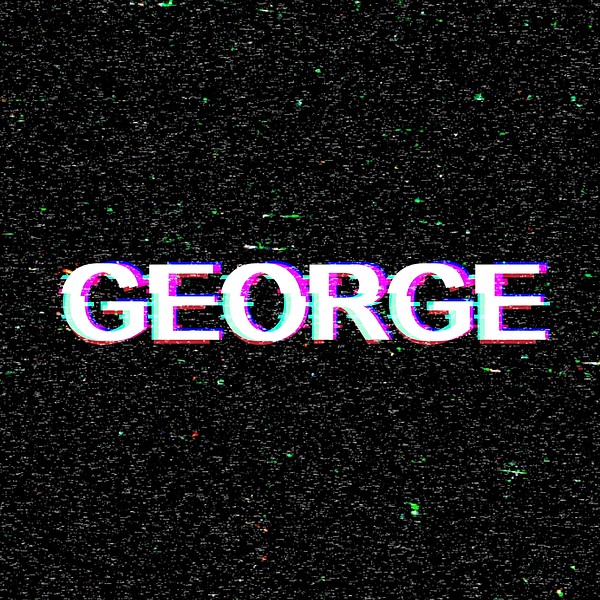 George name typography glitch effect | Free Photo - rawpixel