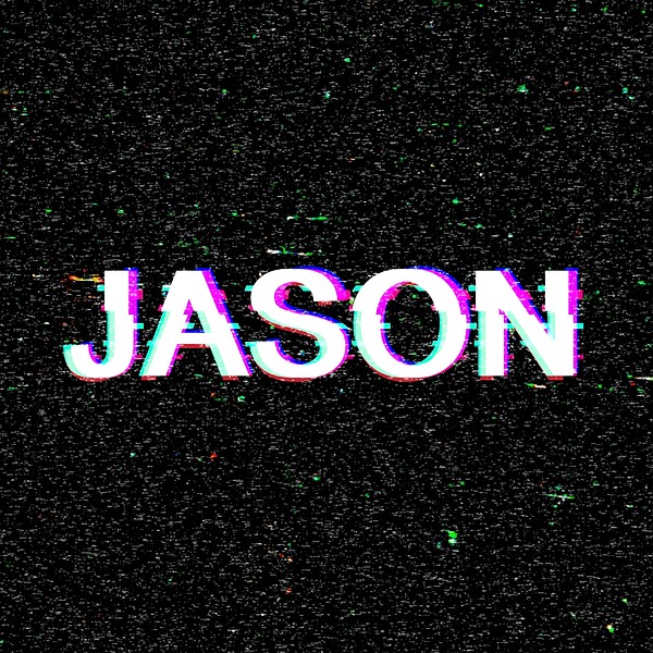 Jason name typography glitch effect | Free Photo - rawpixel