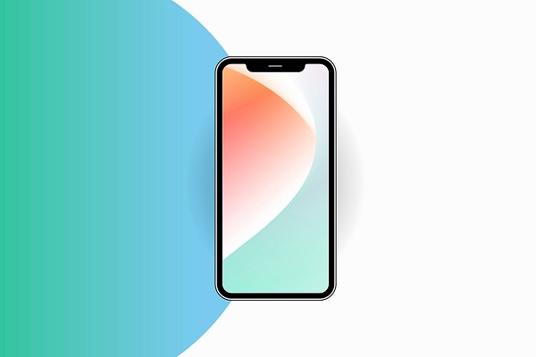 Black smartphone, blank screen, digital | Free Vector Mockup - rawpixel