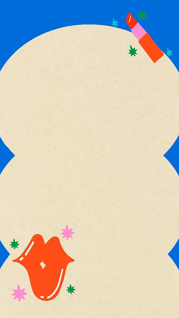 Pop art lips border frame | Premium Vector - rawpixel