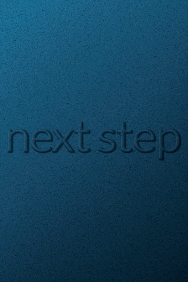 Next step phrase emboss typography | Free Photo - rawpixel