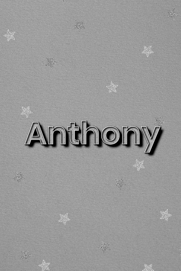 Anthony name polka dot lettering | Free Photo - rawpixel