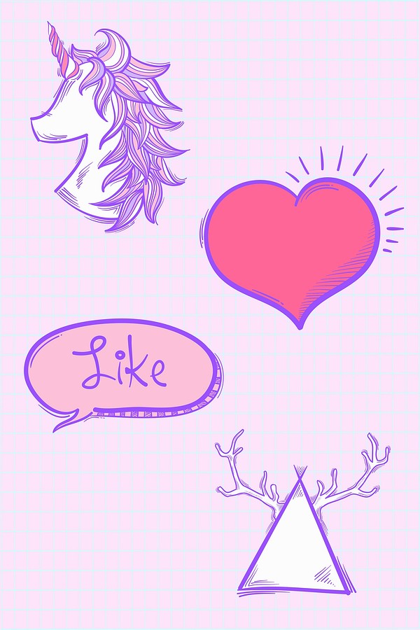 Vector unicorn pastel doodle cartoon | Premium Vector - rawpixel