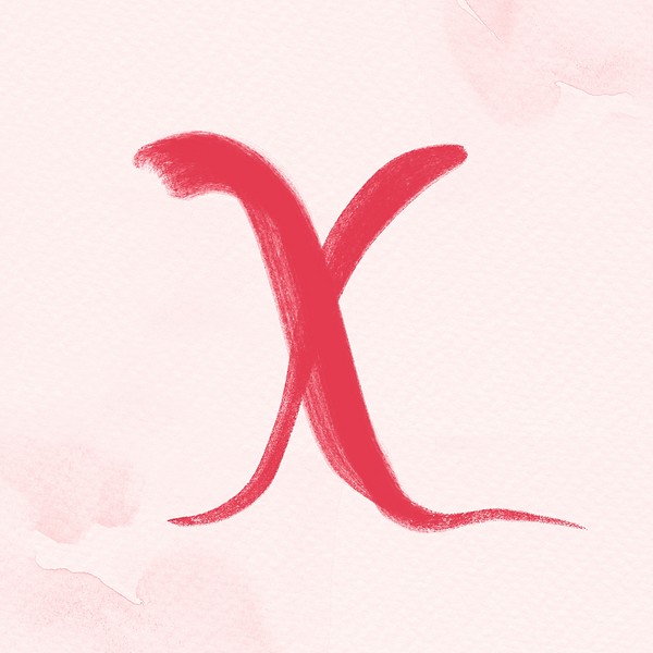 Letter x typography psd brush | Premium PSD - rawpixel