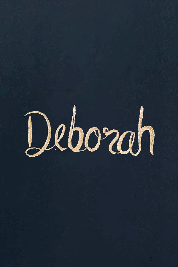 Name Deborah shimmery vector gold | Premium Vector - rawpixel