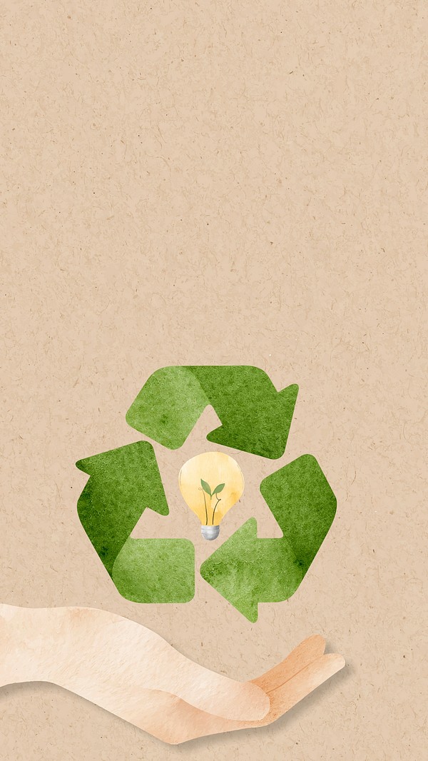 Recycle background vector hand support | Premium Vector - rawpixel
