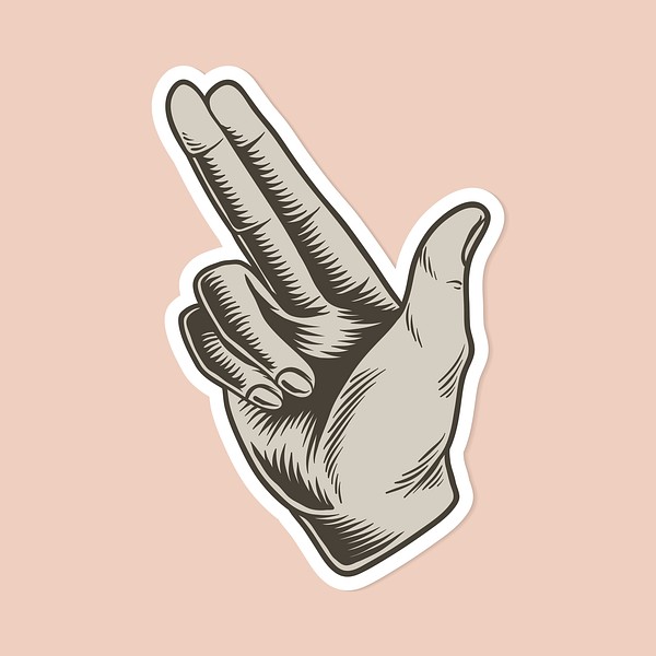 Hand drawn finger gun symbol | Premium Vector - rawpixel