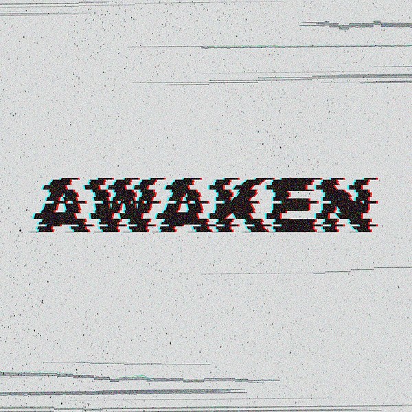 AWAKEN blurred word typography on gray | Free Photo - rawpixel