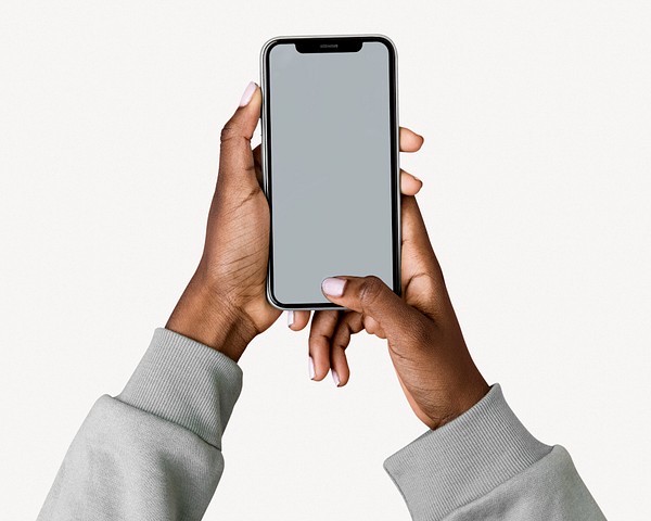 Smartphone screen mockup, digital device | Premium PSD Mockup - rawpixel