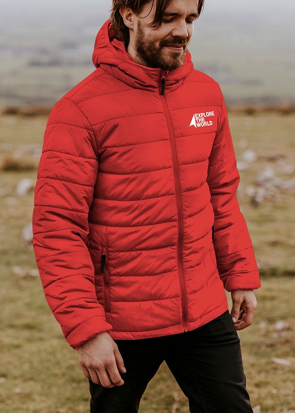 Puffer jacket mockup, Autumn fashion | Premium PSD Mockup - rawpixel