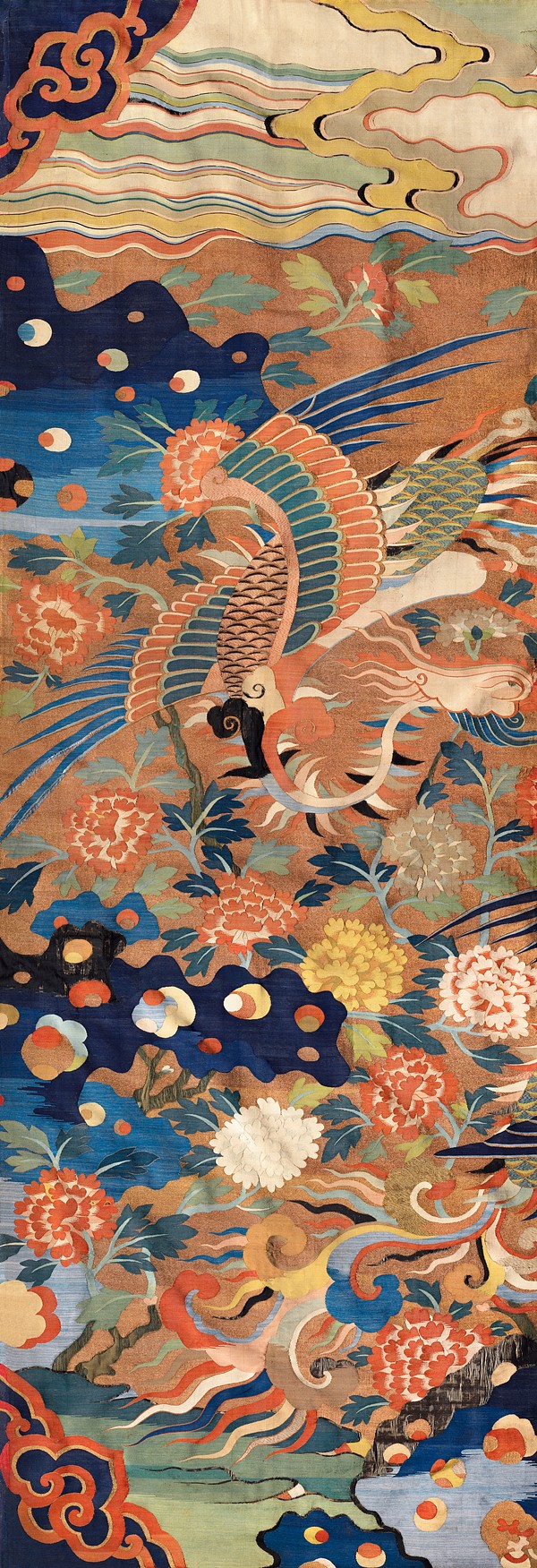 Chinese tapestry (1368–1644)) vintage textile. | Free Photo ...