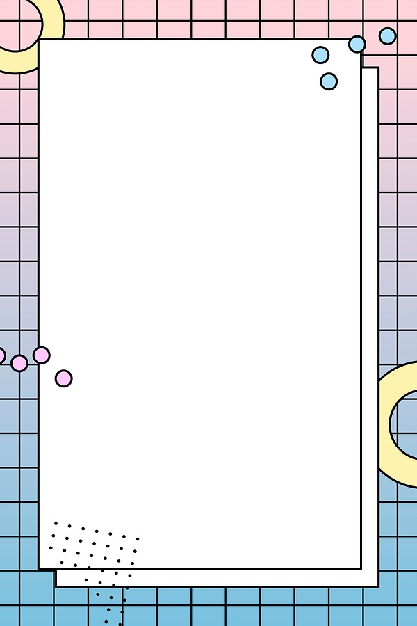 Funky grid frame background, memphis | Premium Photo - rawpixel