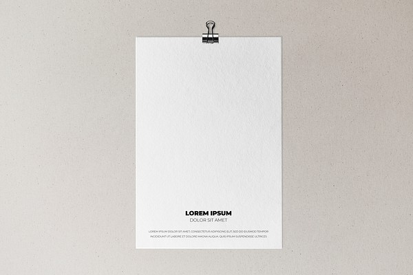 Paper document mockup psd stationery | Premium PSD Mockup - rawpixel