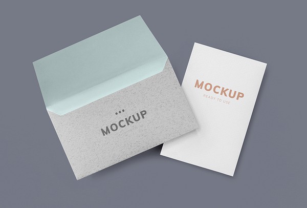Card and envelope mockup | Premium PSD Mockup - rawpixel