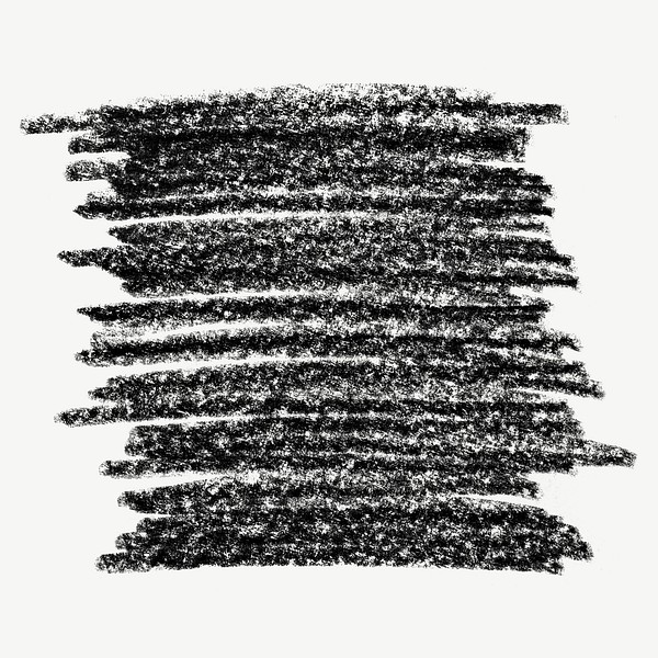 Messy crayon scratch collage element | Premium PSD - rawpixel