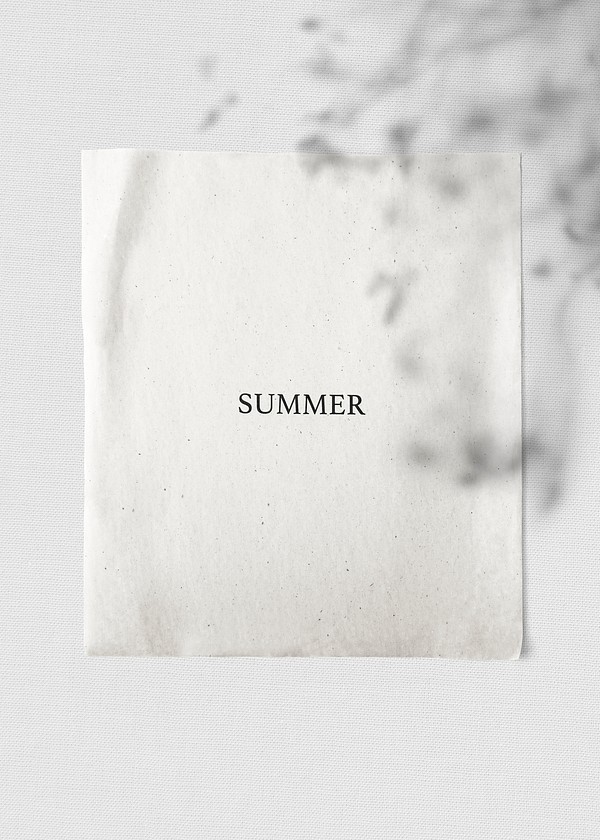 White paper palm leaves concrete | Premium PSD Mockup - rawpixel