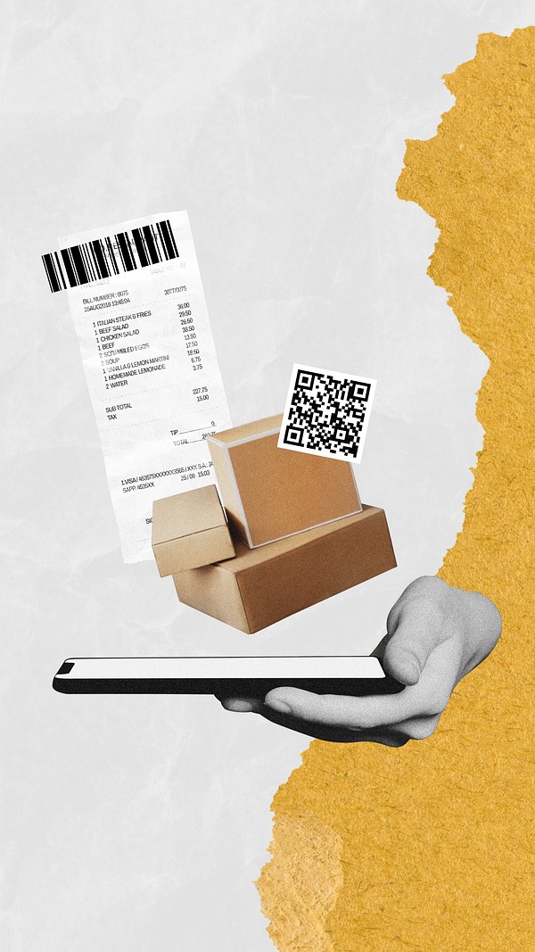 Order tracking collage phone wallpaper | Premium Photo - rawpixel