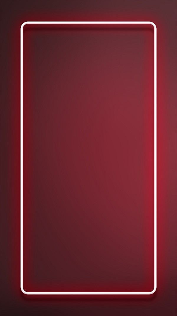 Neon red frame iPhone wallpaper | Premium Photo - rawpixel