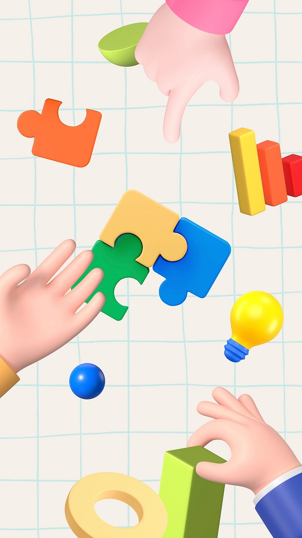 Problem solving teamwork iPhone wallpaper, | Premium Photo - rawpixel