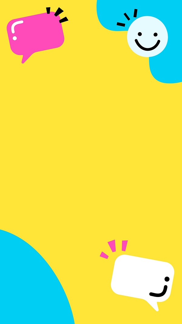 Text messages border iPhone wallpaper, | Free Photo Illustration - rawpixel