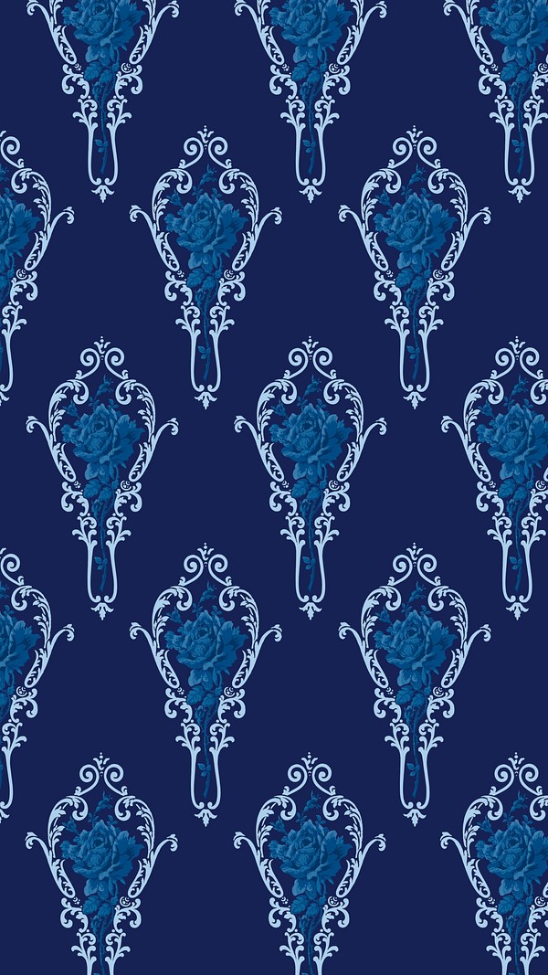 Decorative rose pattern iPhone wallpaper, | Premium Photo Illustration ...