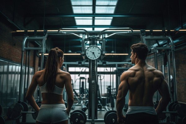 Gym sports adult back | Free Photo - rawpixel