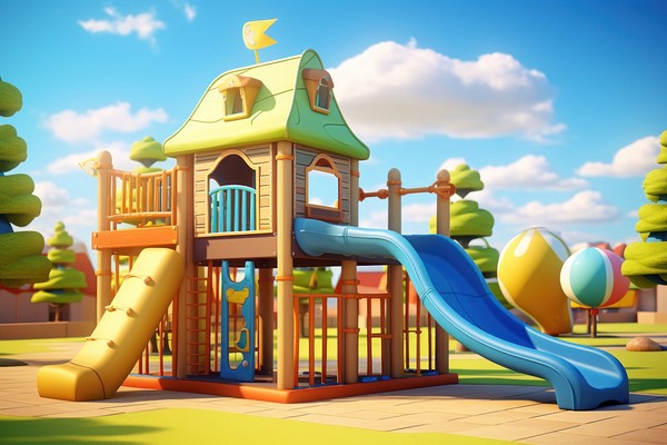 Playground outdoors cartoon architecture. Image | Premium Photo - rawpixel