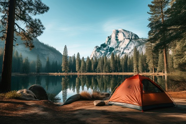 Camping outdoors nature tent. | Premium Photo - rawpixel