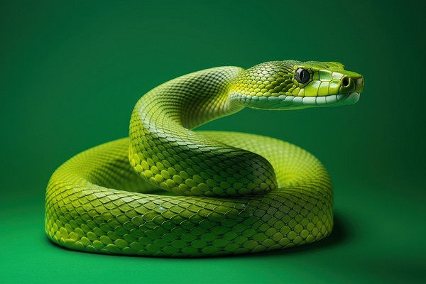 Snake green reptile animal. | Free Photo - rawpixel