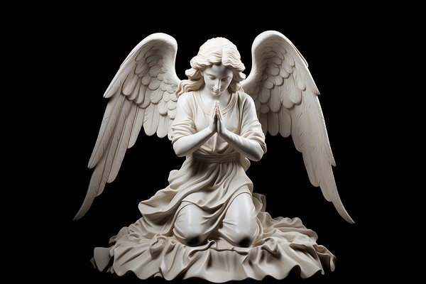 Angel statue white representation. | Premium Photo - rawpixel