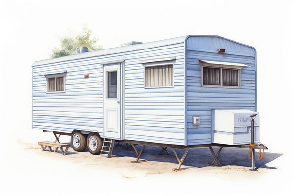 House architecture trailer vehicle. AI | Premium Photo Illustration ...