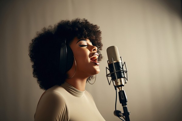Singer recording studio session | Premium Photo - rawpixel