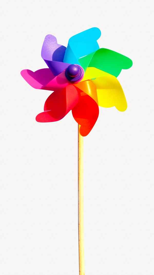 Pinwheel isolated image | Free Photo - rawpixel