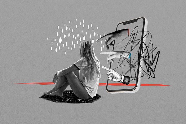 Cyber bullying background, creative mental | Premium Photo - rawpixel