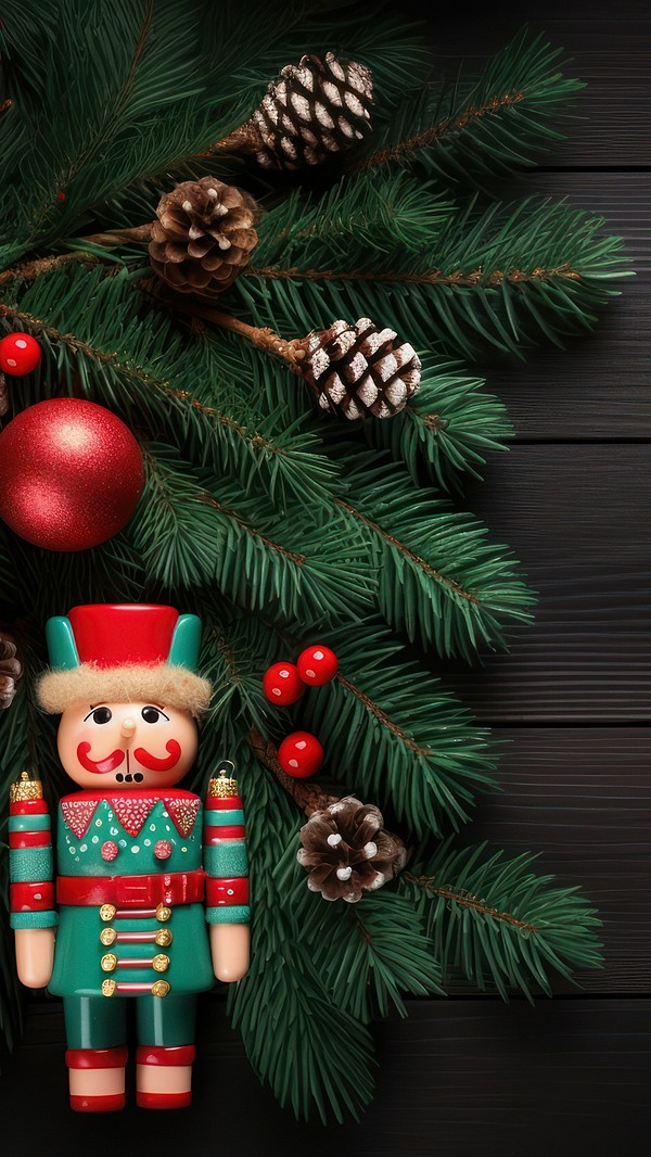 Christmas nutcracker background. | Premium Photo - rawpixel