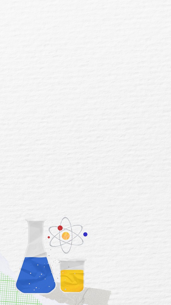 Science experiment border iPhone wallpaper, | Premium Photo ...