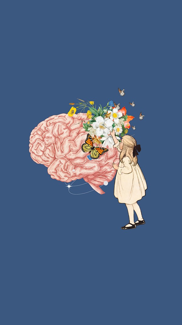 Beautiful mind iPhone wallpaper, vintage | Free Photo Illustration ...