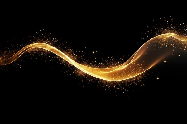 Glitter wave backgrounds nature sparks. | Free Photo Illustration ...