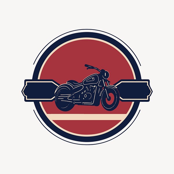 Motorcycle garage logo badge sign | Free Vector - rawpixel