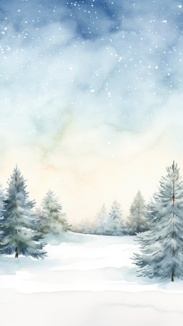 Winter backgrounds landscape christmas. | Premium Photo Illustration ...