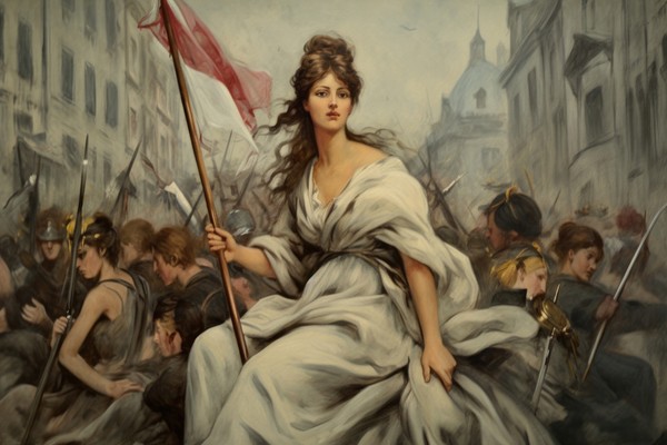 French revolution painting art adult. | Premium Photo Illustration ...