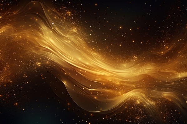 Gold background backgrounds astronomy abstract | Premium Photo ...
