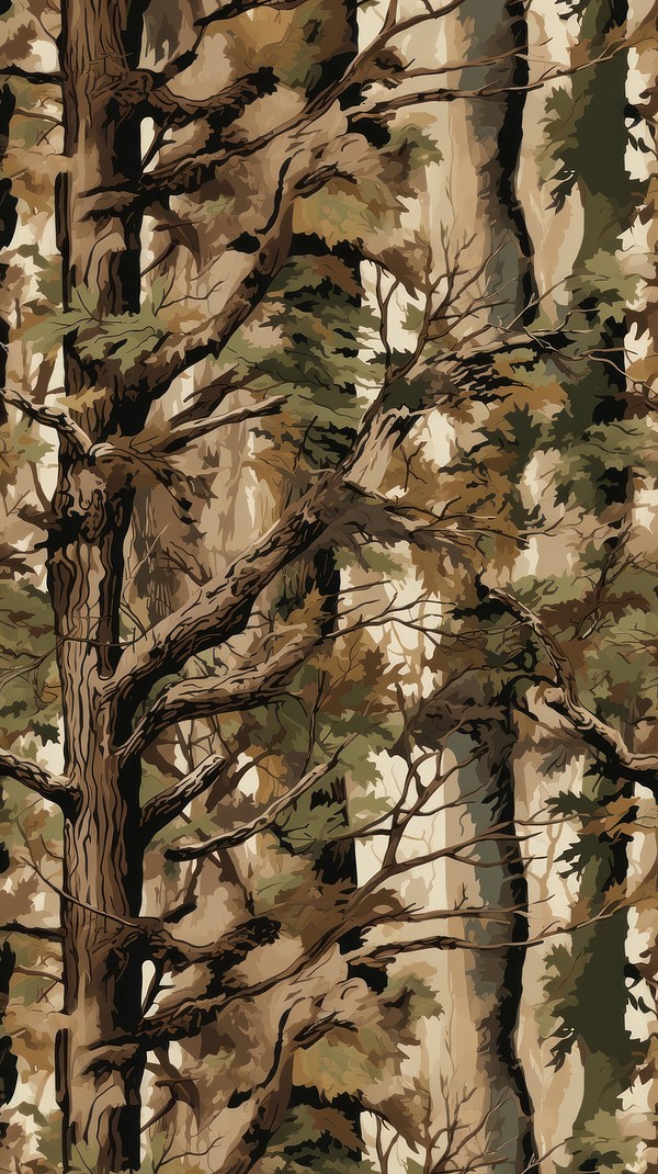 Tree camouflage pattern backgrounds woodland | Free Photo Illustration ...