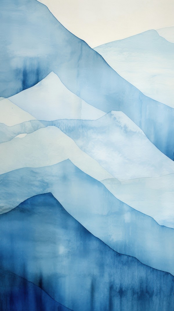 Abstract mountain nature blue. | Premium Photo Illustration - rawpixel