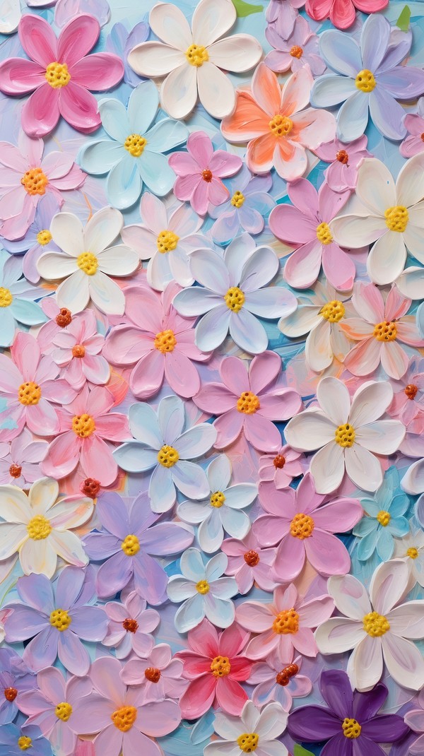 Flower pattern nature art. | Free Photo Illustration - rawpixel
