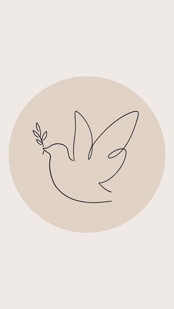 Peace brown Instagram story highlight | Free Photo Illustration - rawpixel